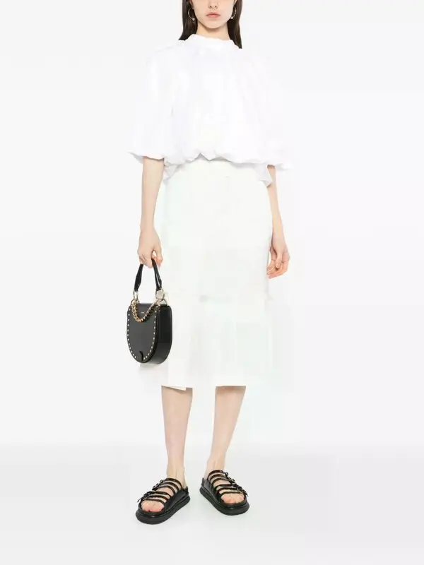 Sacai Paneled Skirt - White
