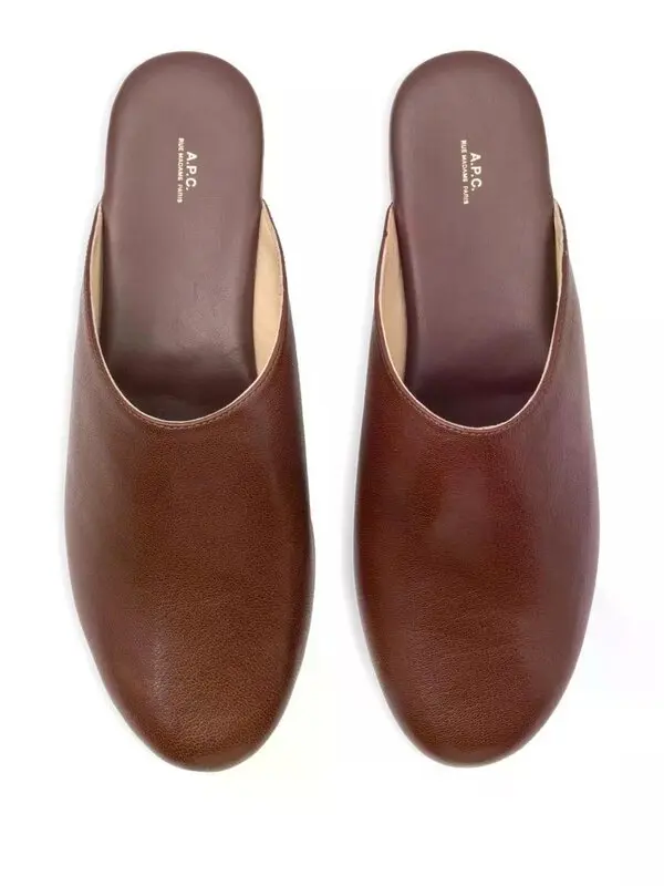 A.p.c. Leather Mules