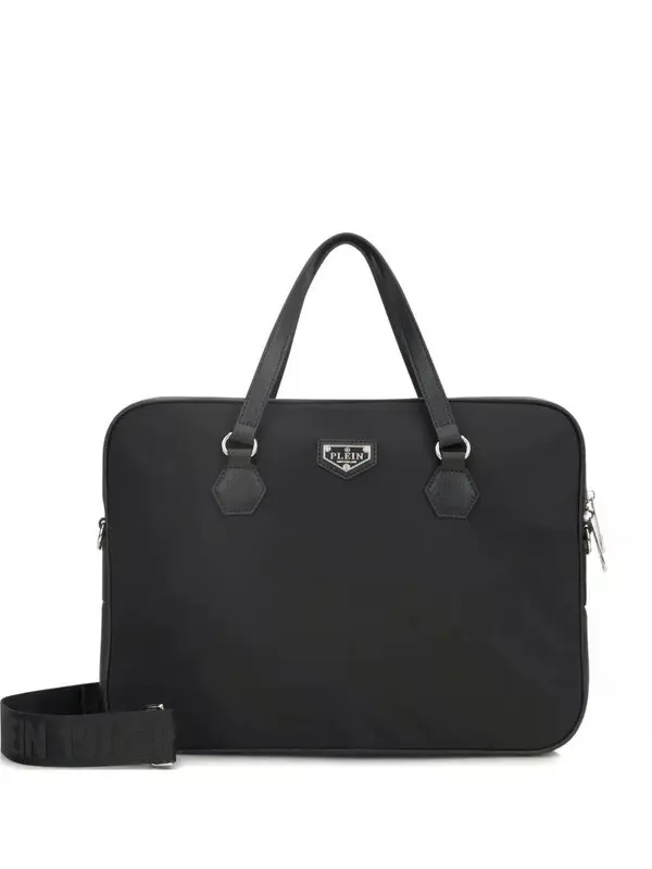 Philipp Plein Logo-plaque Laptop Bag - Black