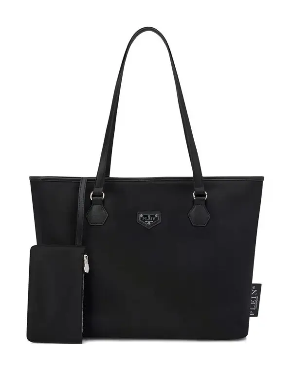 Philipp Plein Logo Plaque Tote Bag