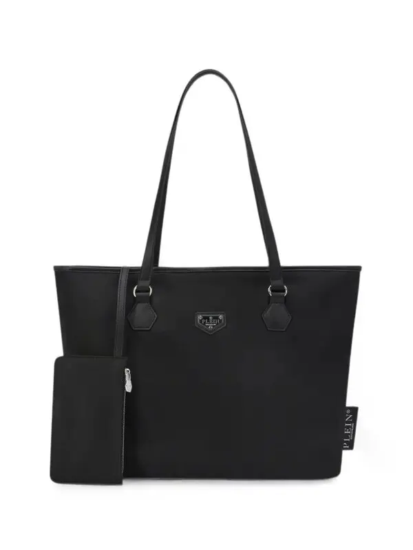 Philipp Plein Logo Plaque Tote Bag