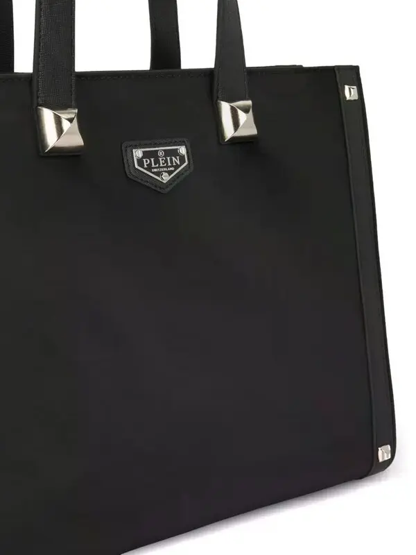 Philipp Plein Nylon Tote Bag Studs