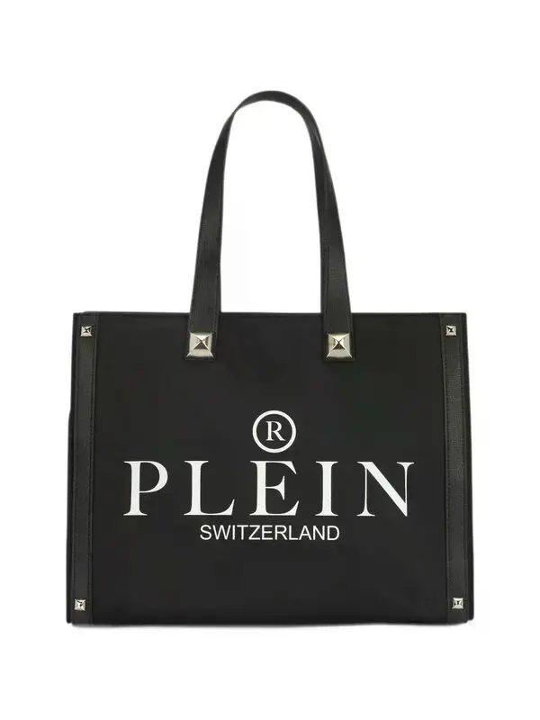 Philipp Plein Nylon Tote Bag Studs - Black