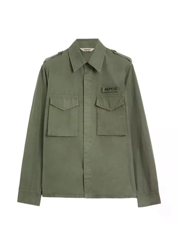 Aspesi Chest-pocket Shirt - Green