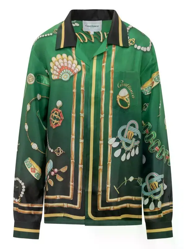 Casablanca La Boîte À Bijoux Silk Shirt