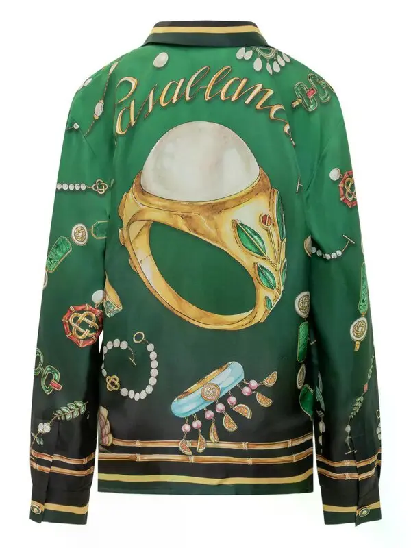 Casablanca La Boîte À Bijoux Silk Shirt