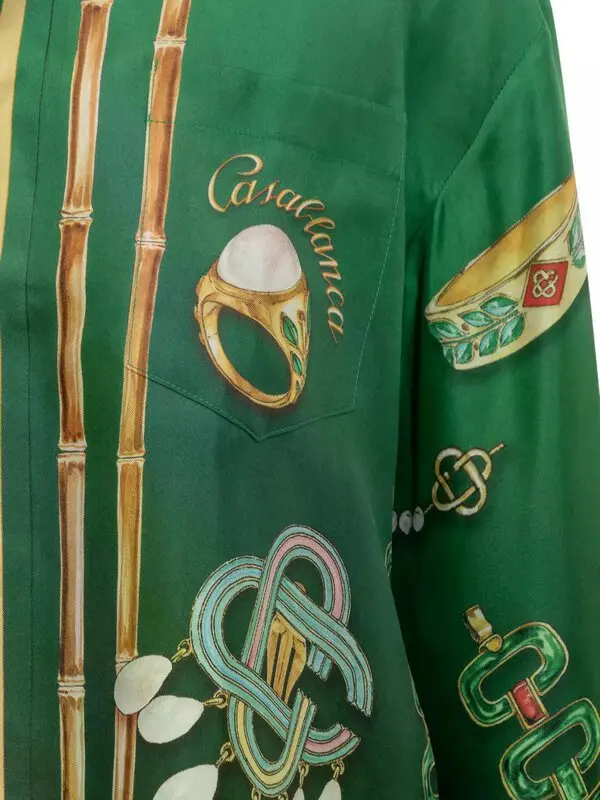 Casablanca La Boîte À Bijoux Silk Shirt