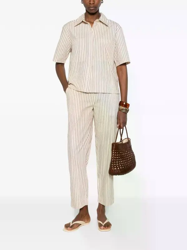YERSE Striped Trousers