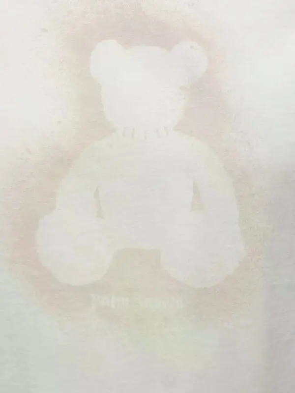Palm Angels Bear-print T-shirt - Neutrals