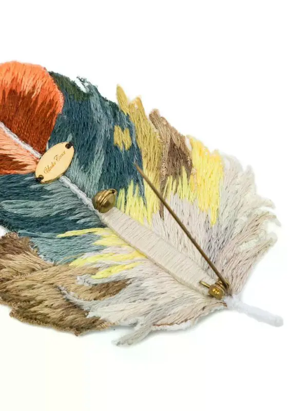 Undercover Leaf-motif Brooch