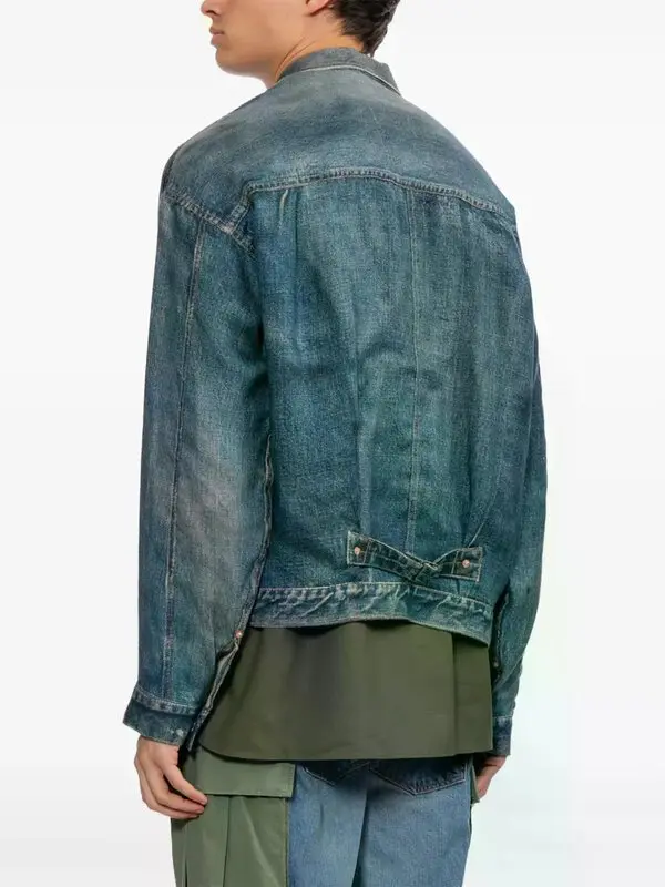 Junya Watanabe X Levi's Printed Denim Jacket - Blue