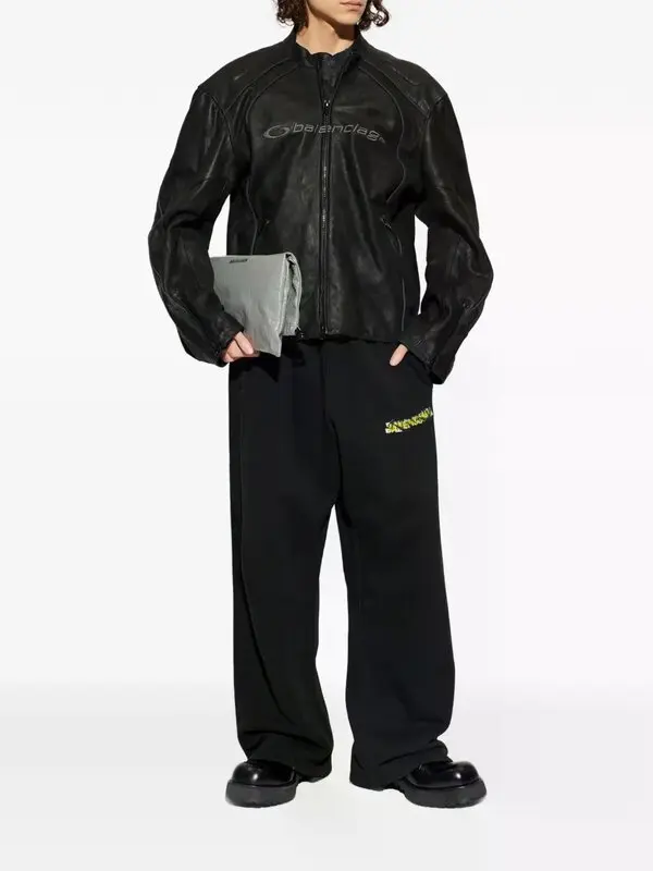 Balenciaga Logo-print Wide-leg Track Pants