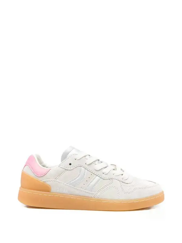 COOLWAY Goal Suede Sneakers - Neutrals