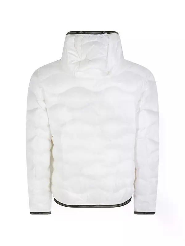 BLAUER. Hooded Zip Jacket - White