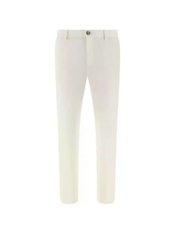 Boggi Milano Logo-detail Trousers - White