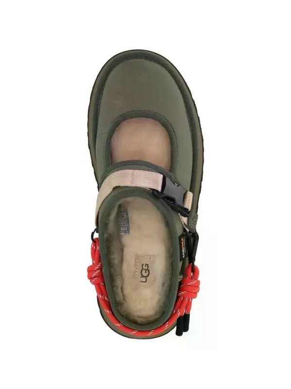 UGG Bea Mary Jane Wildwood Platform Slippers - Green