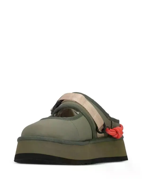 UGG Bea Mary Jane Wildwood Platform Slippers - Green