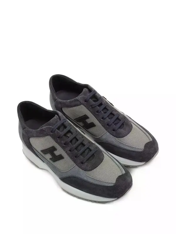 Hogan Panelled Sneakers - Blue