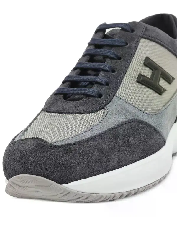 Hogan Panelled Sneakers - Blue