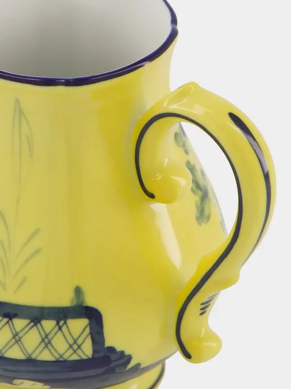 GINORI 1735 Oriente Italiano Milk Pitcher - Yellow