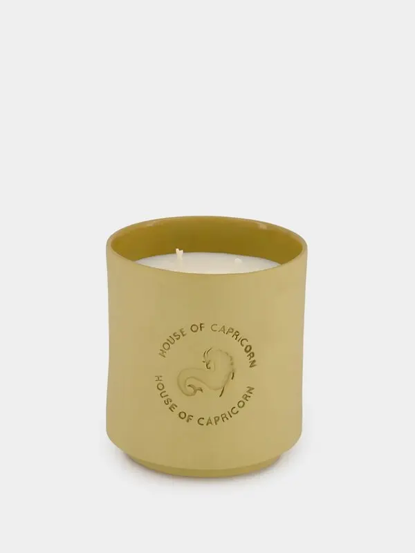 HOUSE OF CAPRICORN Aurora Handmade Scented Candle - Yellow
