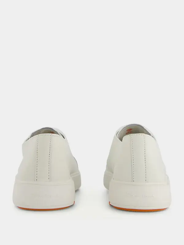 Santoni Leather Low-top Sneakers