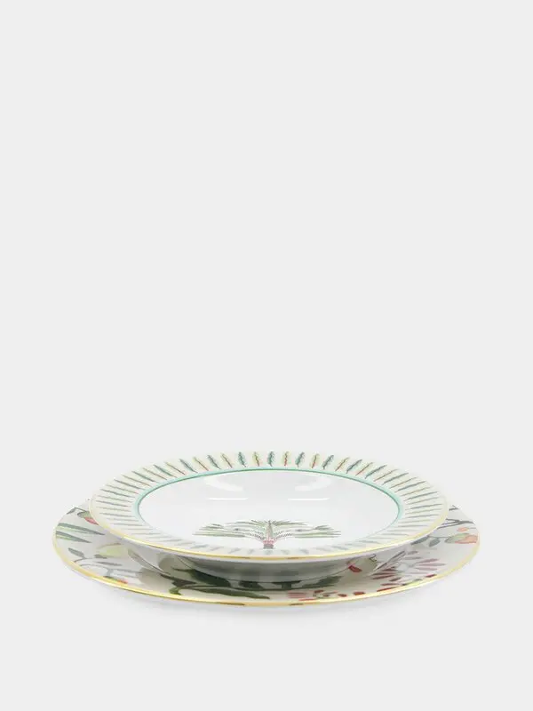 La DoubleJ Soup And Dinner Plate Set - White