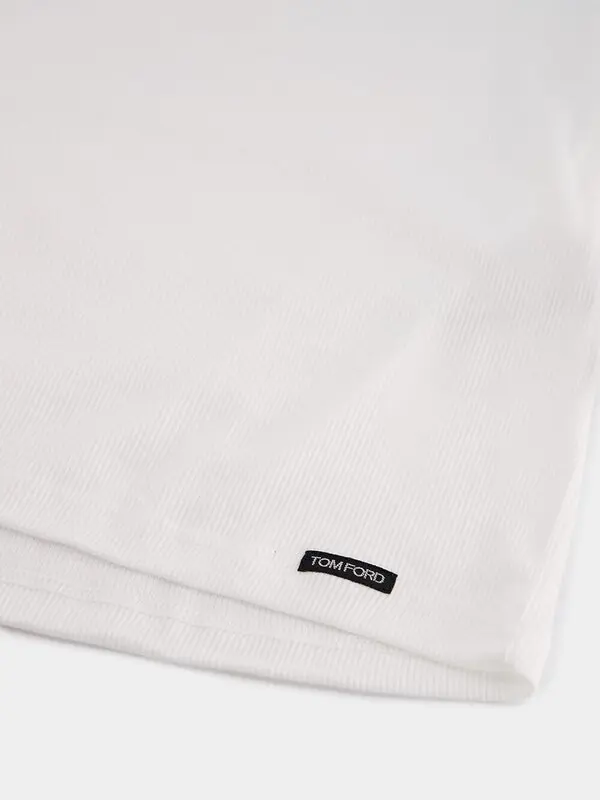TOM FORD Cotton And Modal Tank Top - White