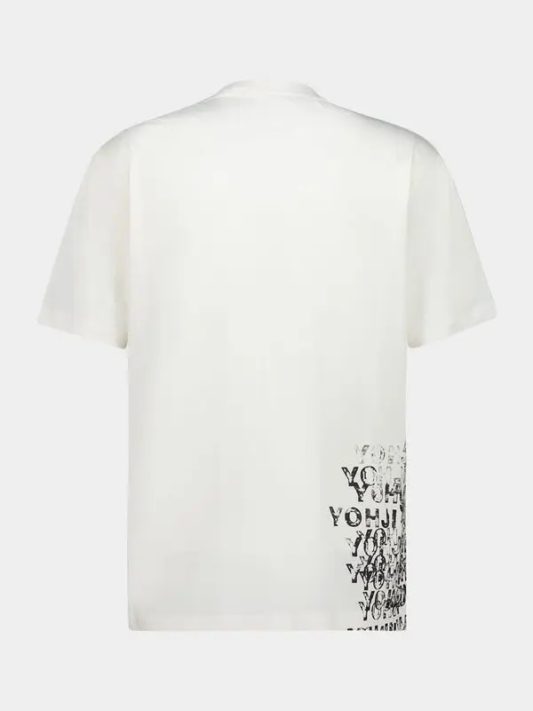 Y3 Chalk Gfx Cotton T-shirt - White