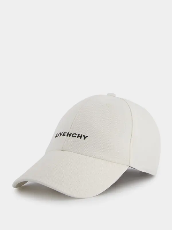 Givenchy 4g Embroidered Cap - White