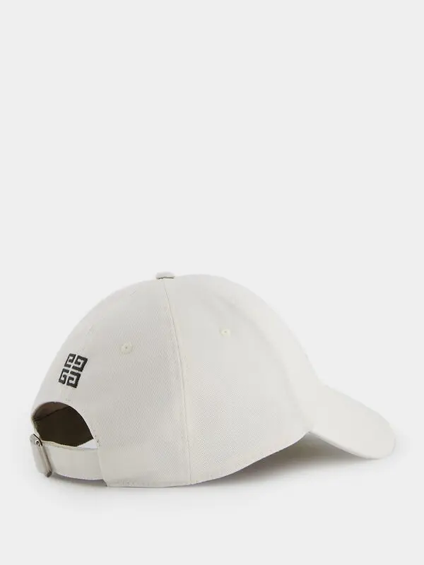 Givenchy 4g Embroidered Cap - White