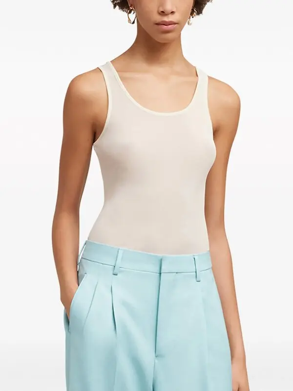 AMI Paris Sleeveless Long Tank Top