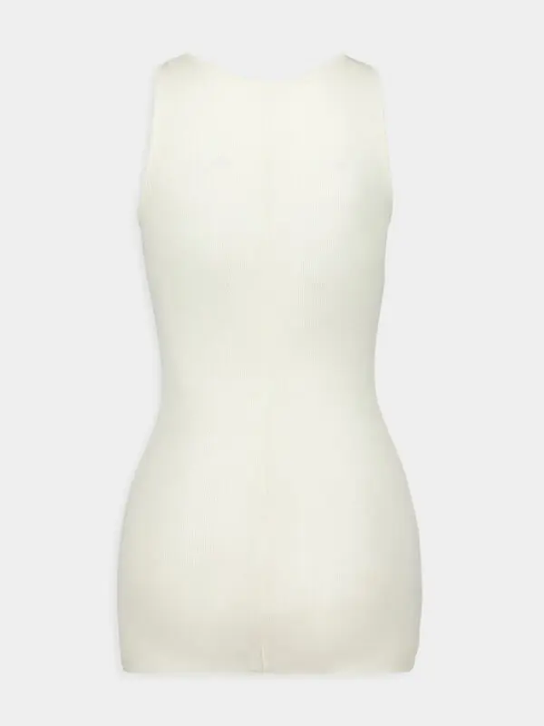 AMI Paris Sleeveless Long Tank Top