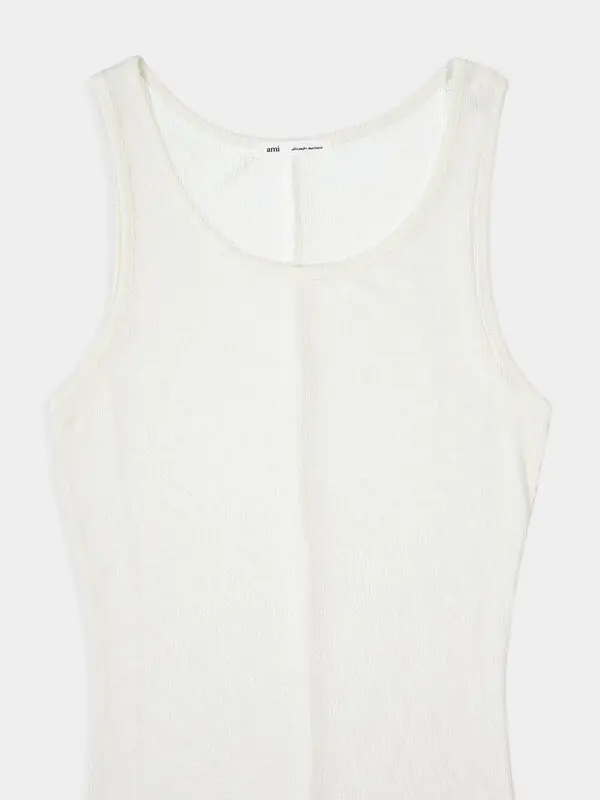 AMI Paris Sleeveless Long Tank Top