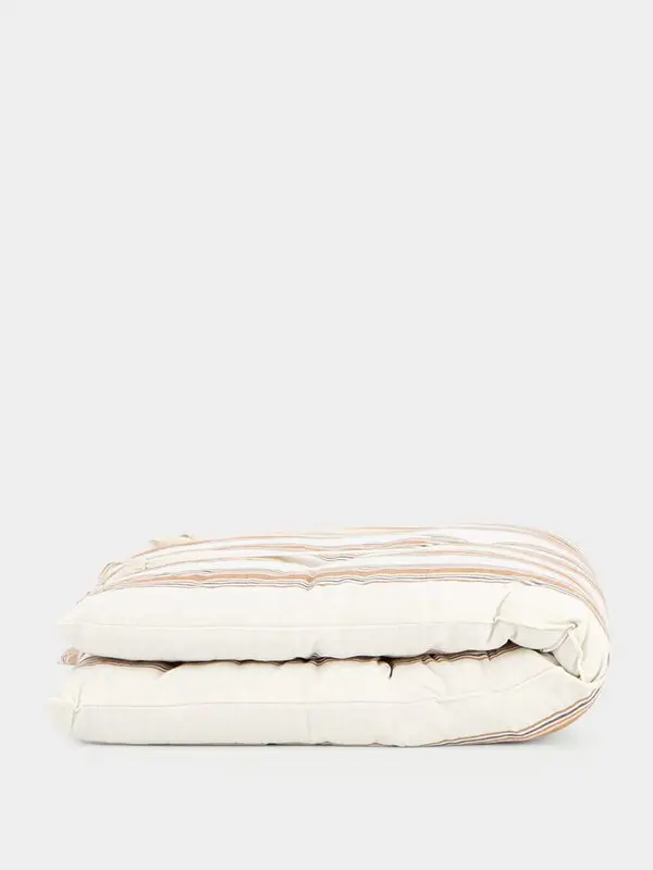 Madam Stoltz Printed Cotton Mattress - White