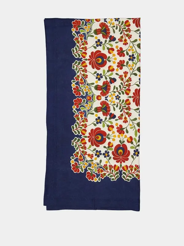 La DoubleJ Windflower Placée Linen Tablecloth - Multicolour
