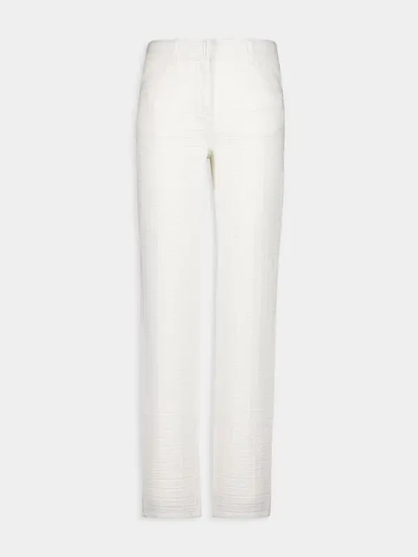 Givenchy Mid-waist Straight-leg Denim Trousers - White