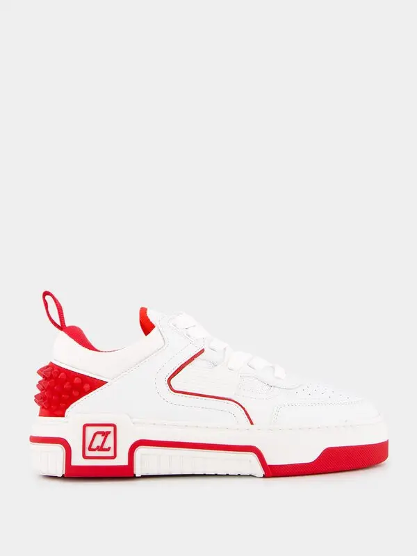 CHRISTIAN LOUBOUTIN Astroloubi Low-top Leather Sneakers - White