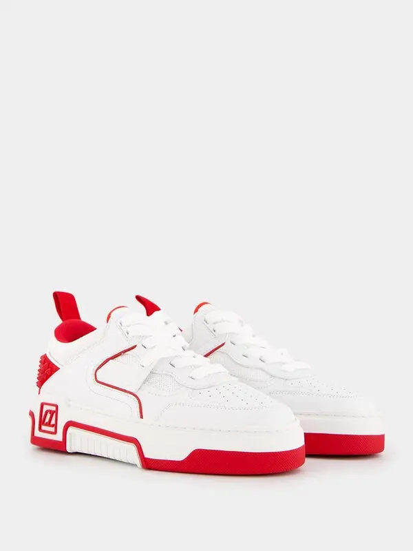 CHRISTIAN LOUBOUTIN Astroloubi Low-top Leather Sneakers - White