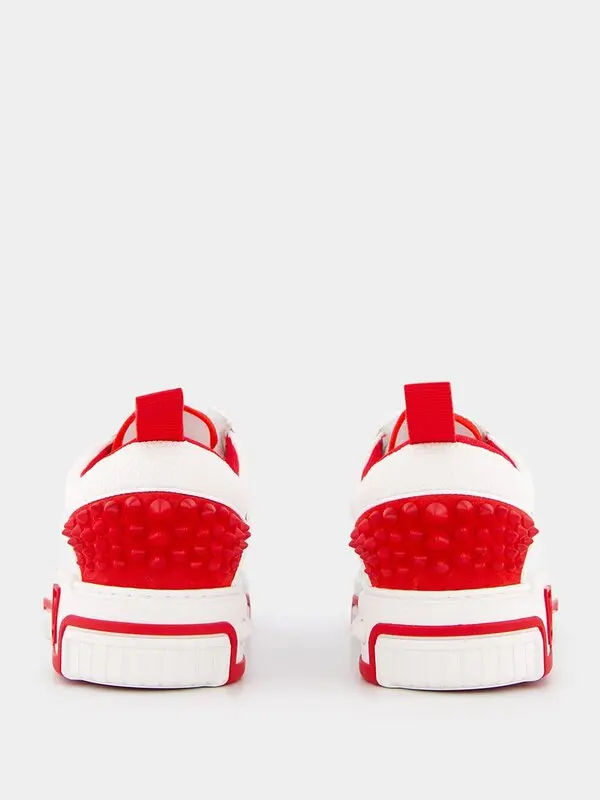 CHRISTIAN LOUBOUTIN Astroloubi Low-top Leather Sneakers - White
