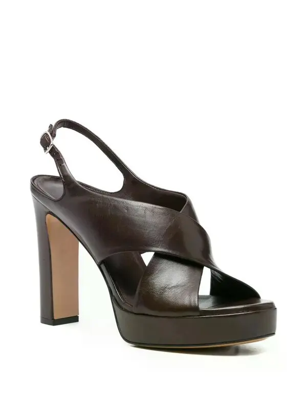 GUGLIELMO ROTTA Crossover-strap Platform Sandals