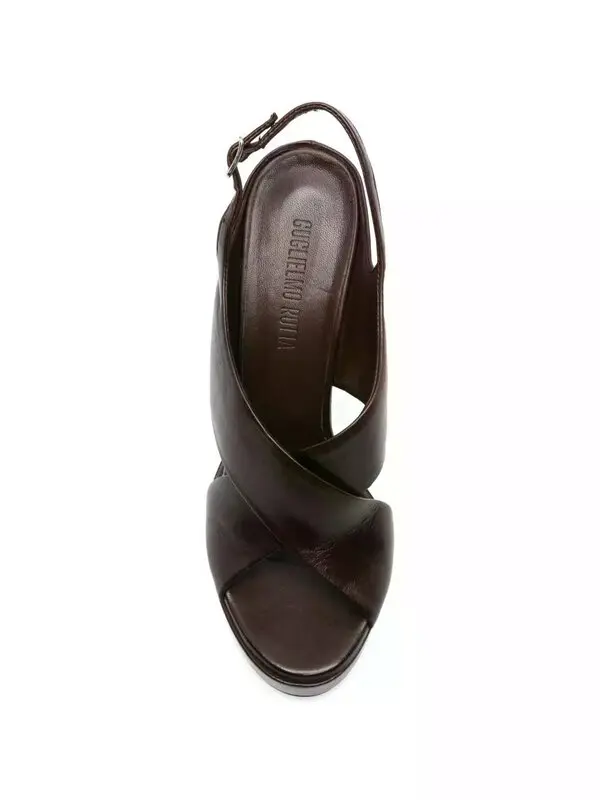 GUGLIELMO ROTTA Crossover-strap Platform Sandals