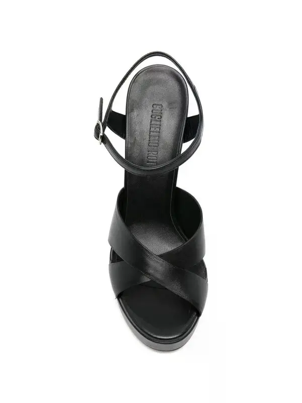 GUGLIELMO ROTTA Criss-cross-strap Platform Sandals
