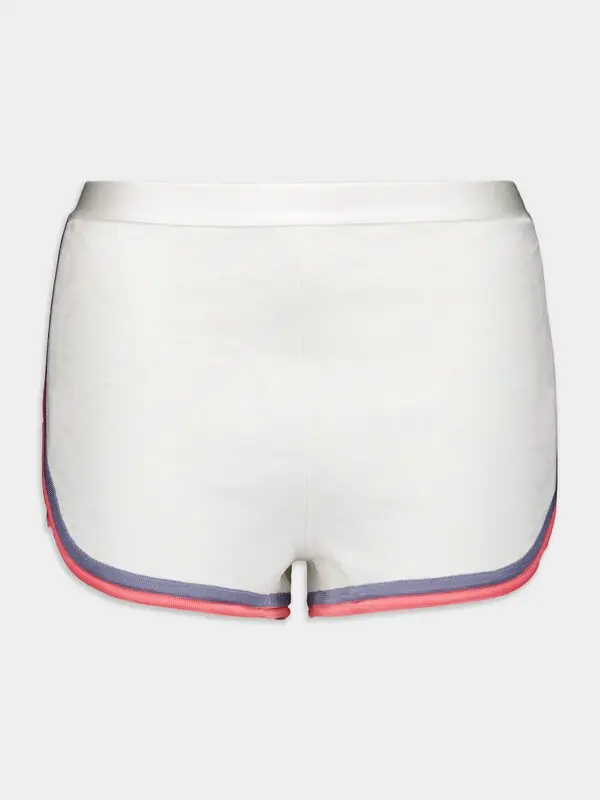 Fendi Viscose Shorts - White
