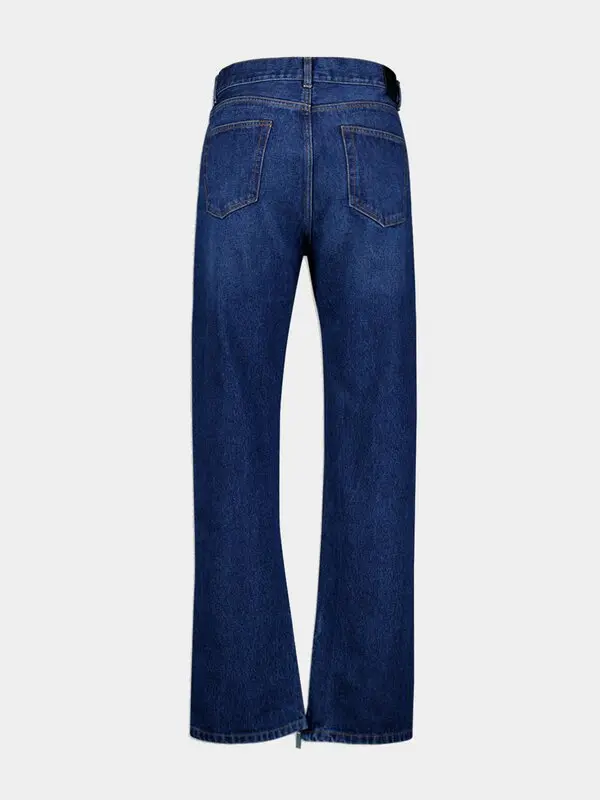 Off-White Arr Tab Zip Det Skate Jeans - White