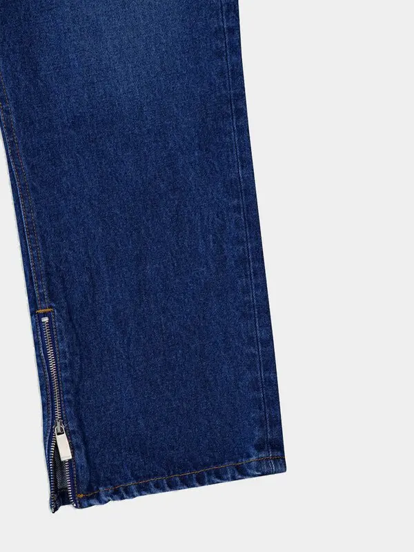 Off-White Arr Tab Zip Det Skate Jeans - White