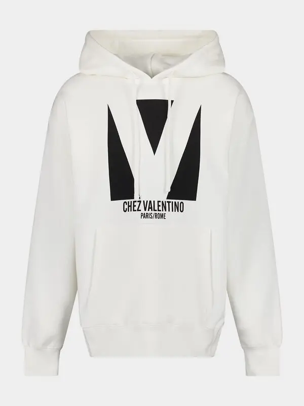 Valentino Garavani Cotton Chez V Print Sweatshirt