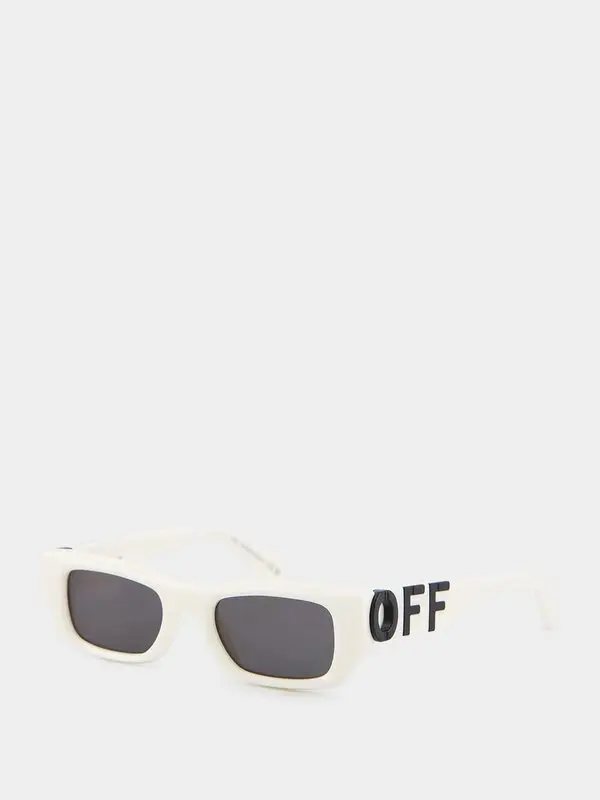 Off-White Fillmore Square Frame Sunglasses - White