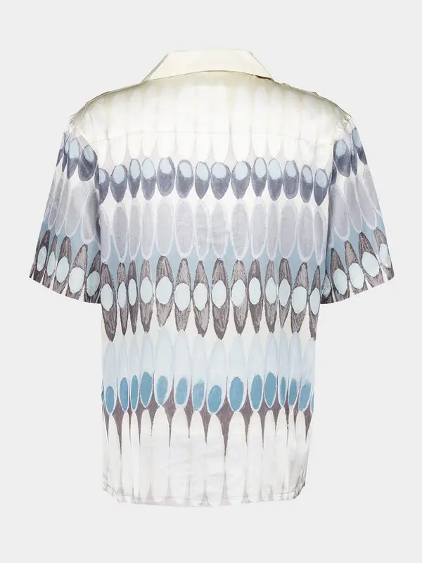 Commas Eclipse Silk Camp Collar Shirt