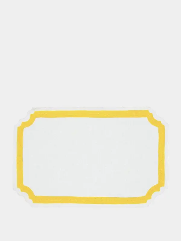 CASA LOPEZ Majorque Placemat - Yellow